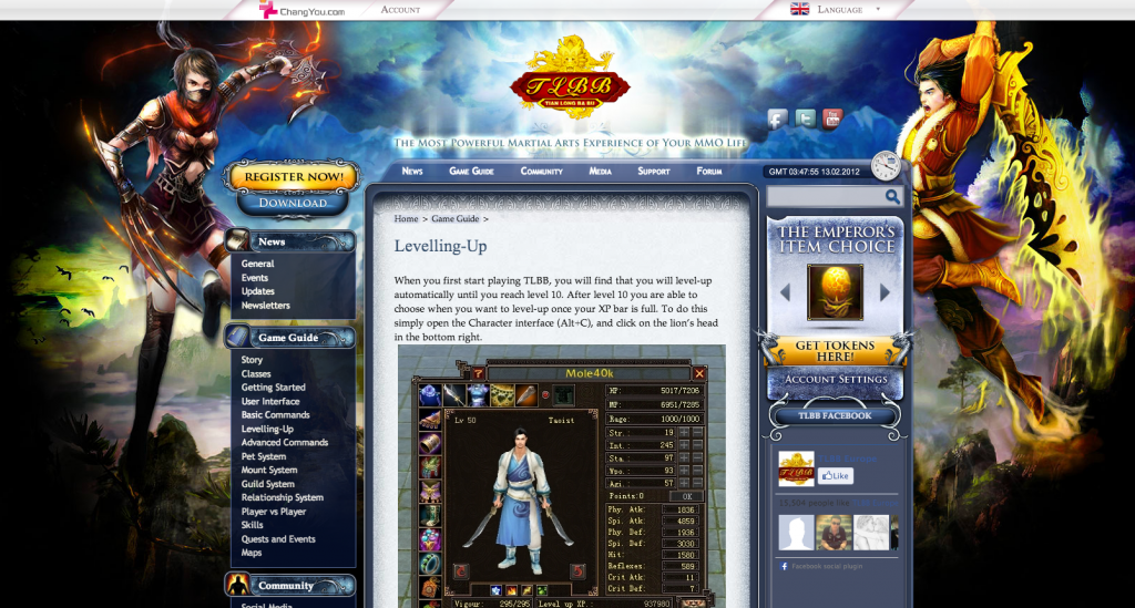 ChangYou.com – Tian Long Ba Bu (TLBB) – MJRyder.net